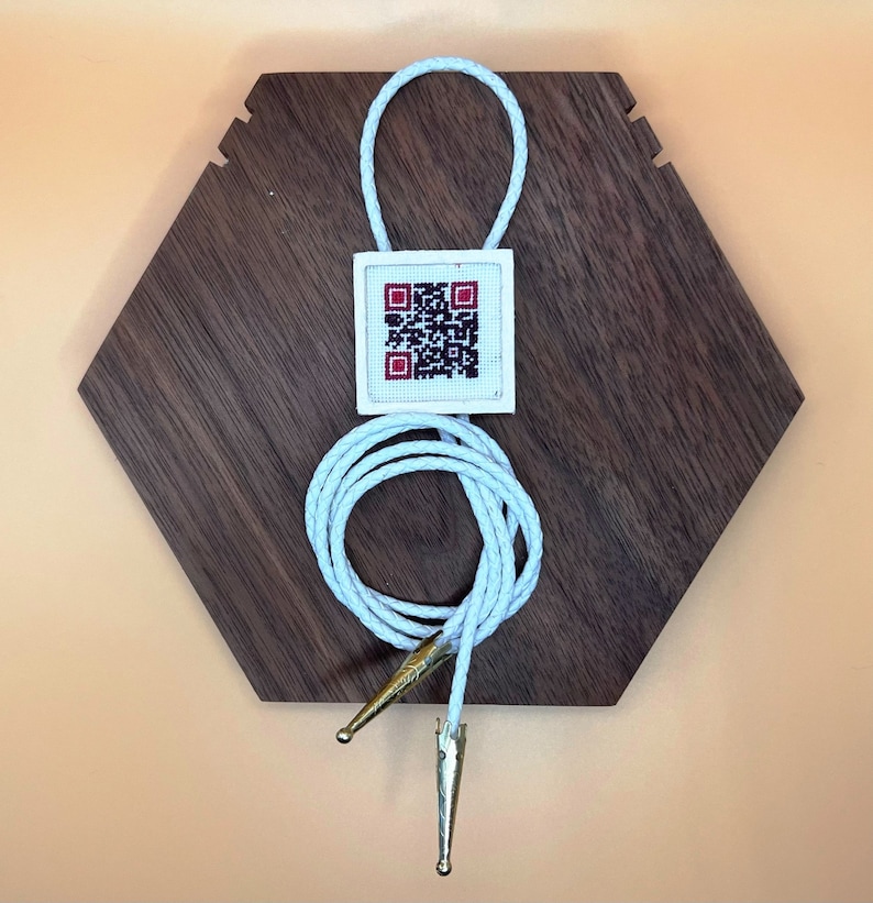 Made-to-order Custom QR Code Bolo Ties - Etsy