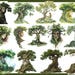 Mystical Tree Clip Art: Fantasy Tree Illustrations (commercial Use, 300 ...