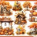 Autumn Nature Clip Art: 100 PNG Fall Graphics (commercial Use) - Etsy