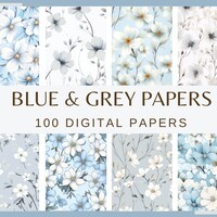 Blue Flower - Etsy