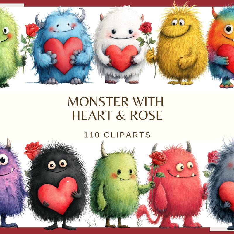 Monster Heart Craft - Etsy UK