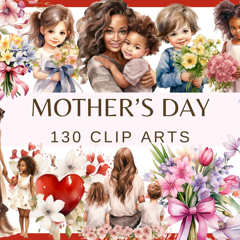 Mothers Day Clip Art - Etsy