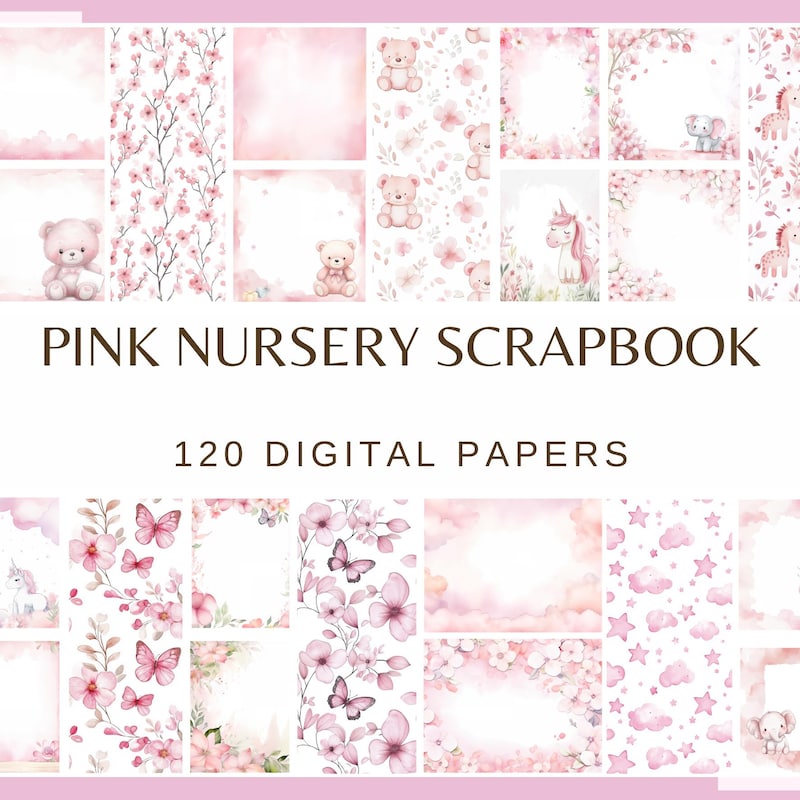 Baby Digital Paper - Etsy