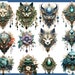 MAGIC AMULETS 110 Clip Arts 300 Dpi, Transparent Background, Bundle ...