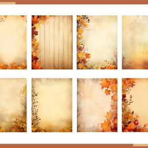 Autumn Scrapbook Papers: 100 Fall Digital Patterns (300 Dpi) - Etsy