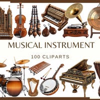 Orchestra / Digital Clip Art Graphics / SVG, PNG, EPS / Instruments ...