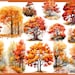 Autumn Nature Clip Art: 100 PNG Fall Graphics (commercial Use) - Etsy