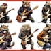 Animal Musicians Clip Art: Drums & Guitars Bundle (110 PNG) - Etsy
