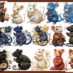 Chinese Horoscope Clip Art: Zodiac Animals (digital Download) - Etsy