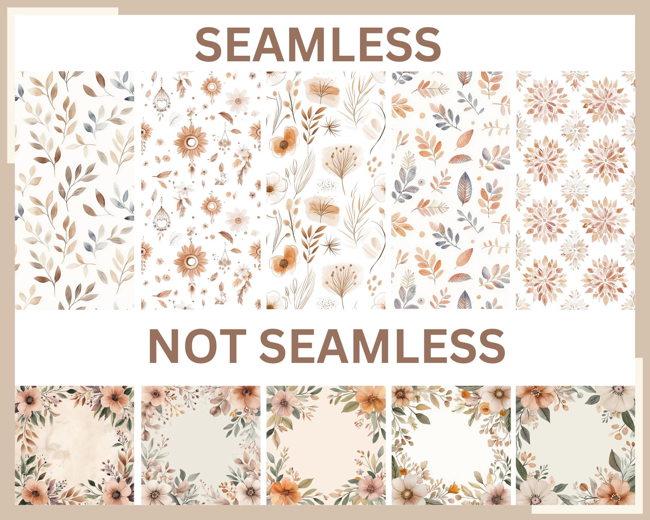 Beige Boho Baby Elephant Watercolor Clipart (PNG 300 Dpi) - Etsy