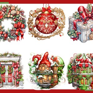 CHRISTMAS FAIRY and PRESENTS 35 Clip Arts 300 Dpi, Christmas ...