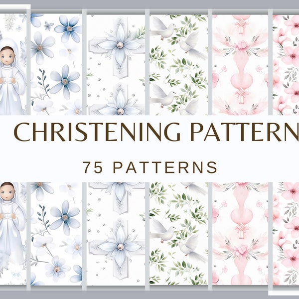 Christening Pattern - Etsy