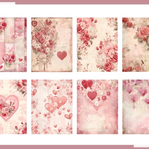 SHABBY LOVE PAPERS - 110 Digital Papers (it's Not a Repeatable Pattern ...
