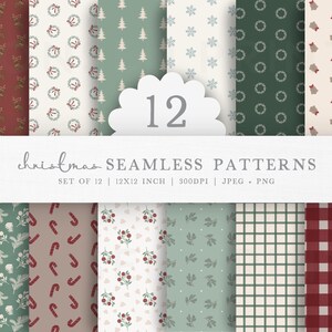 Daisy Seamless Patterns, Set of 4 Repeating Designs, Daisy Digital ...
