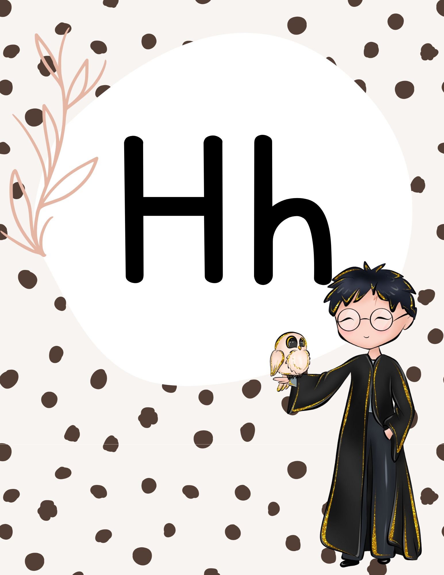 BOHO Wizard Alphabet Posters - Etsy