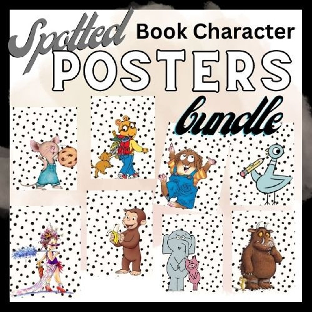 Spotted Book Character GROWING Bundle (includes Multiple Holiday ...