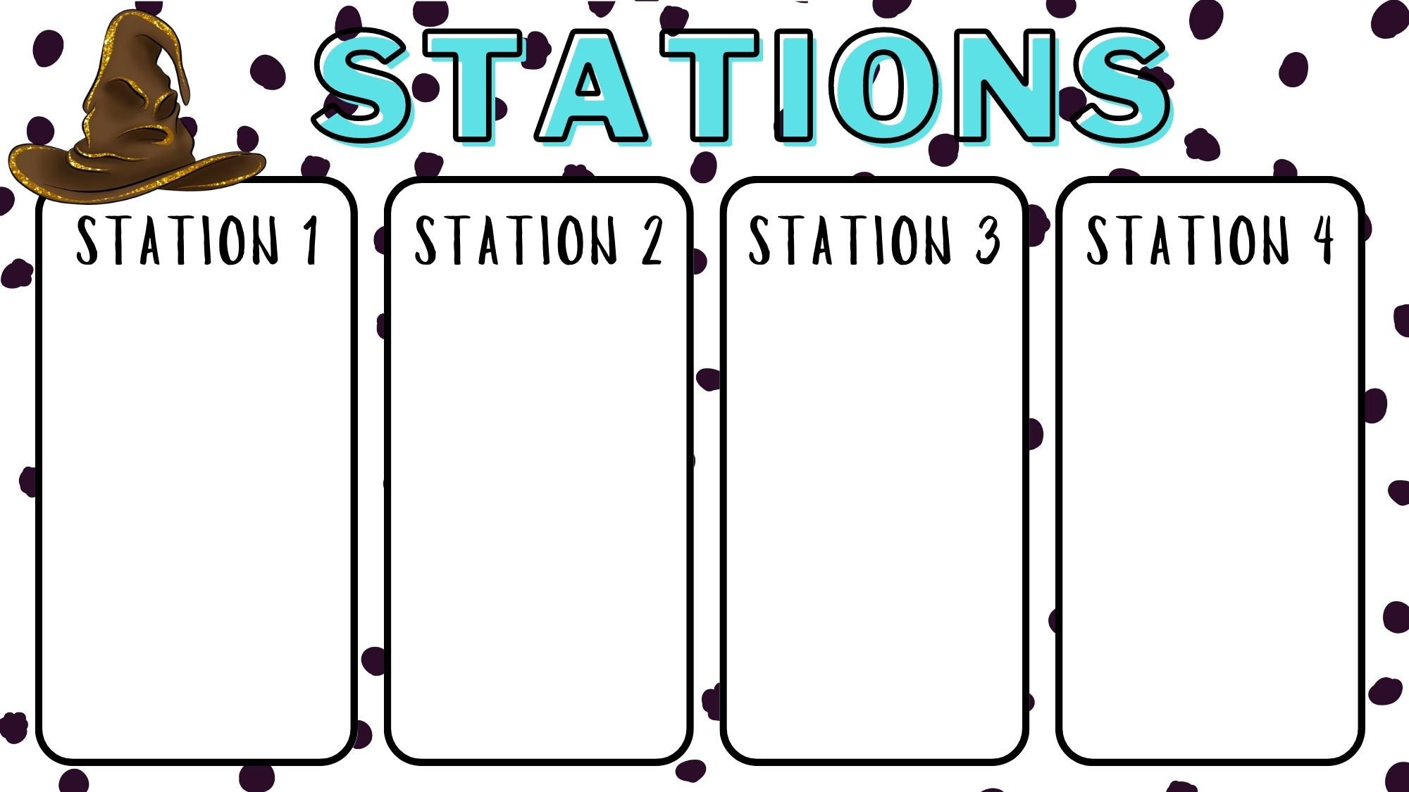 Wizard Themed Google Slides Templates - Etsy