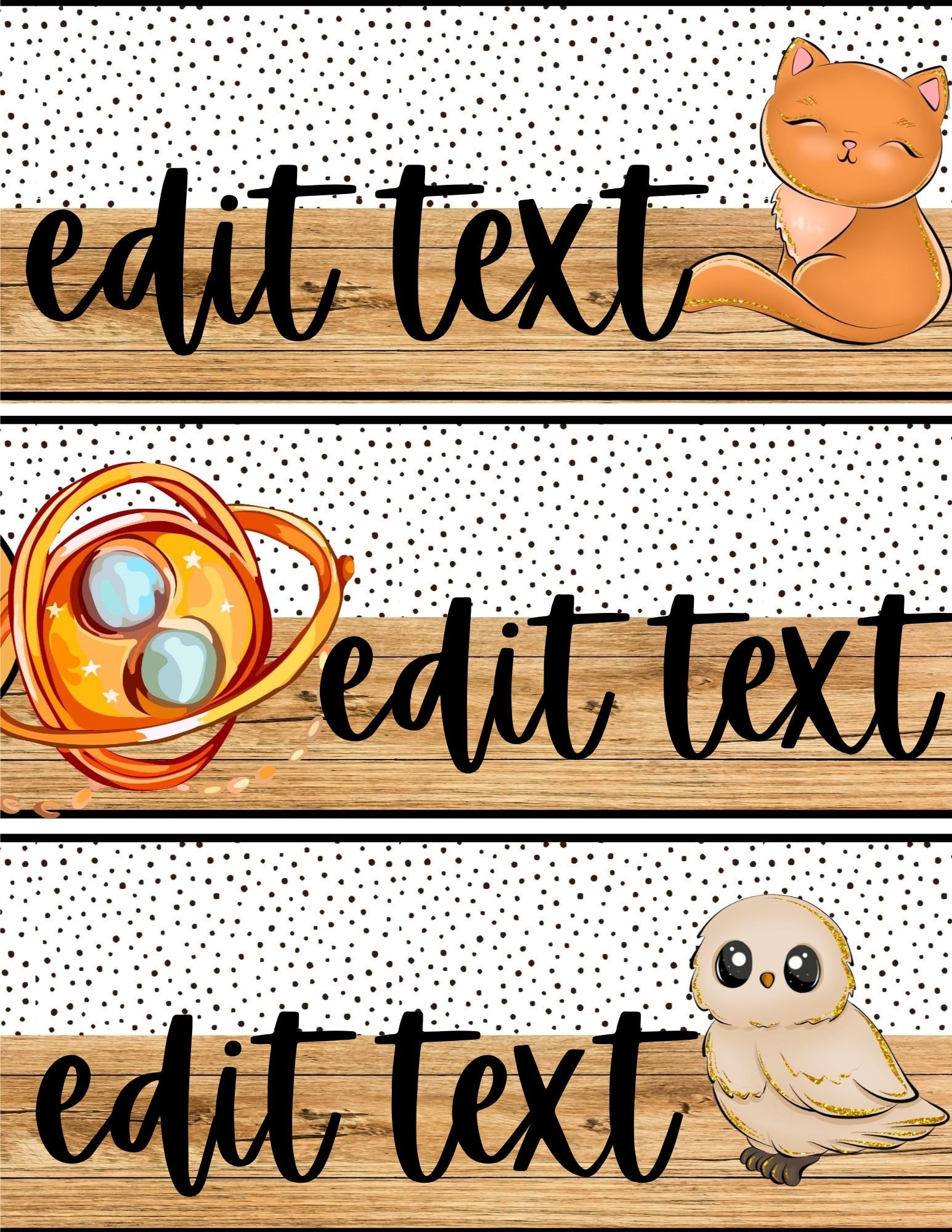 Modern Wizard Classroom Schedule editable - Etsy