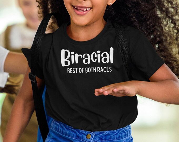 Biracial Pride Short-sleeve Unisex T-shirt, Mixed Race Shirt ...