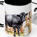 Bull Mug, Large Rustic Countrycore Barn Animal Dinnerware, Farmhouse ...