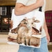 Goat Farm Tote Bag, Farm Ranch Bookbag, Barn Animal Travel Accessory ...