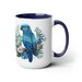 Blue Parrot Mug, Parrot Bird Dinnerware for Tropical Bird Mom ...