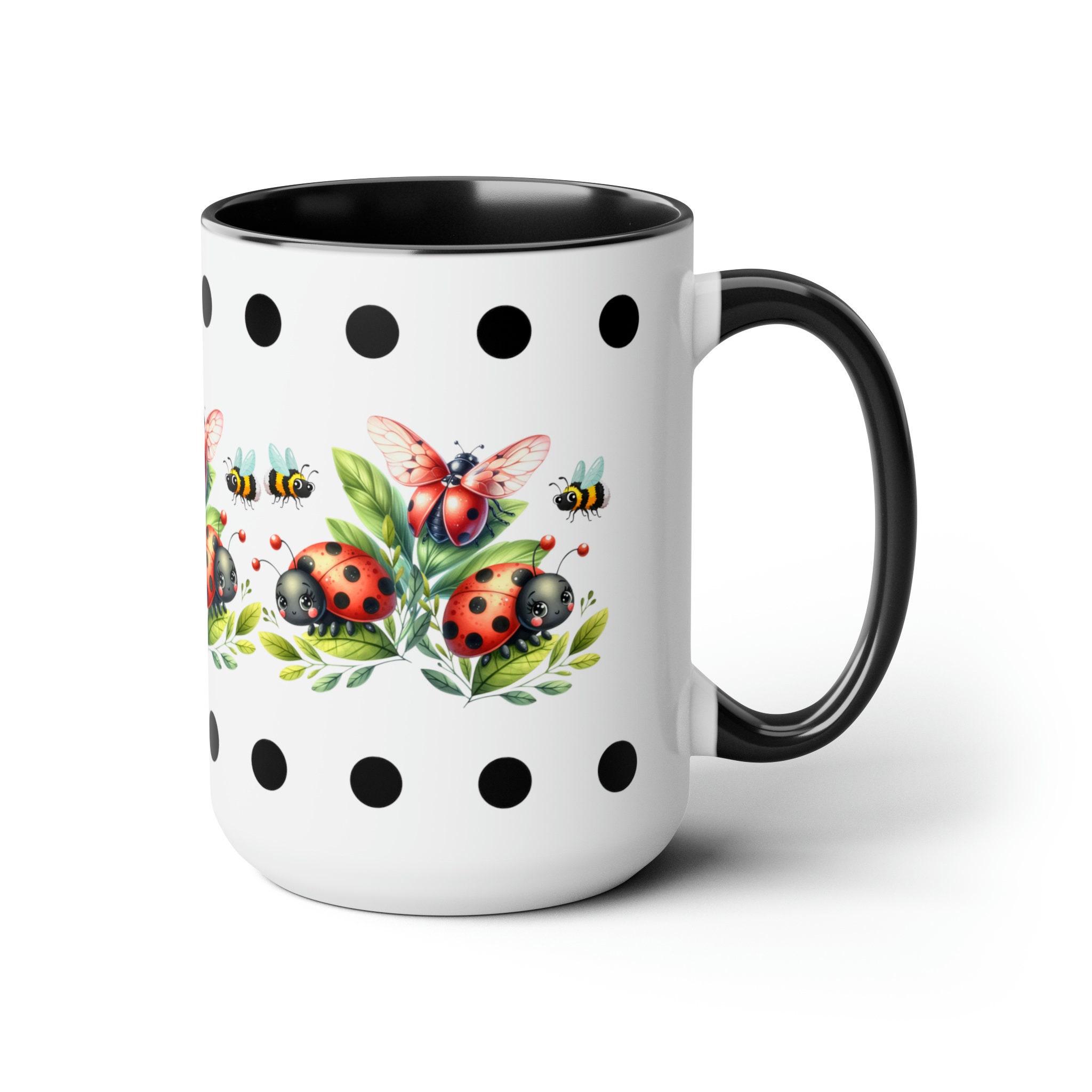 Ladybug Gardener Mug, Garden Lover Gift Idea, Honeybee Pollinator ...