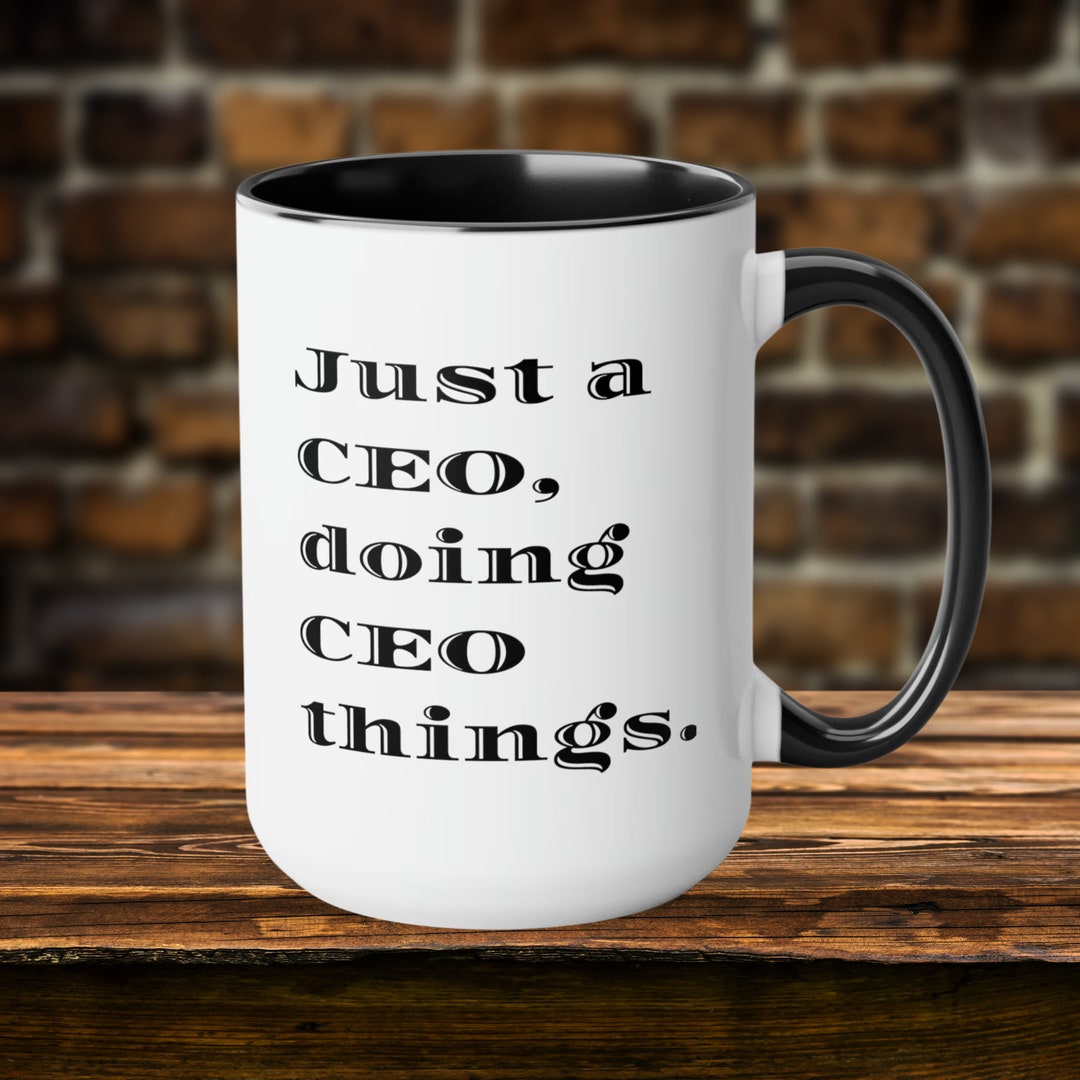 CEO Mug, Cute Boss Gift Idea, Funny Boss Gift, Boss Humor Coffee Mug ...