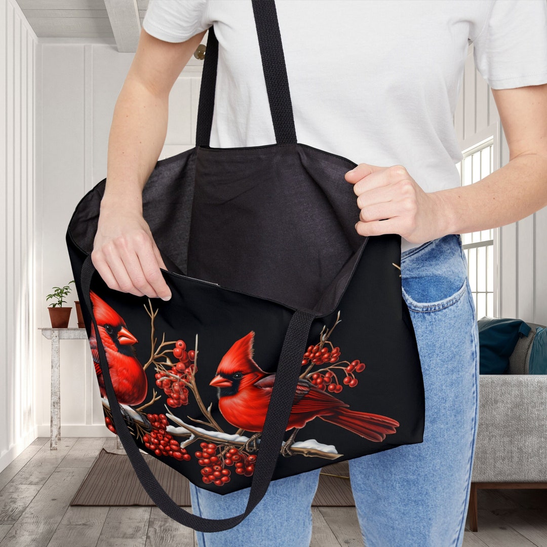 Cardinal Bird Weekend Tote Bag, Large Travel Bag Ladies Accessories ...