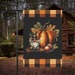 Autumn Gnome Pumpkin Yard Flag, Outdoor Lawn Home Decor Fall Porch ...