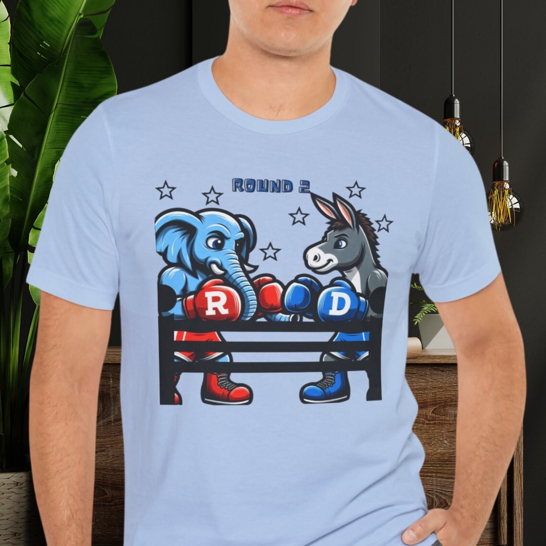 Funny Election T-shirt, Political Debate Democracy Top, Humorous 2024 ...