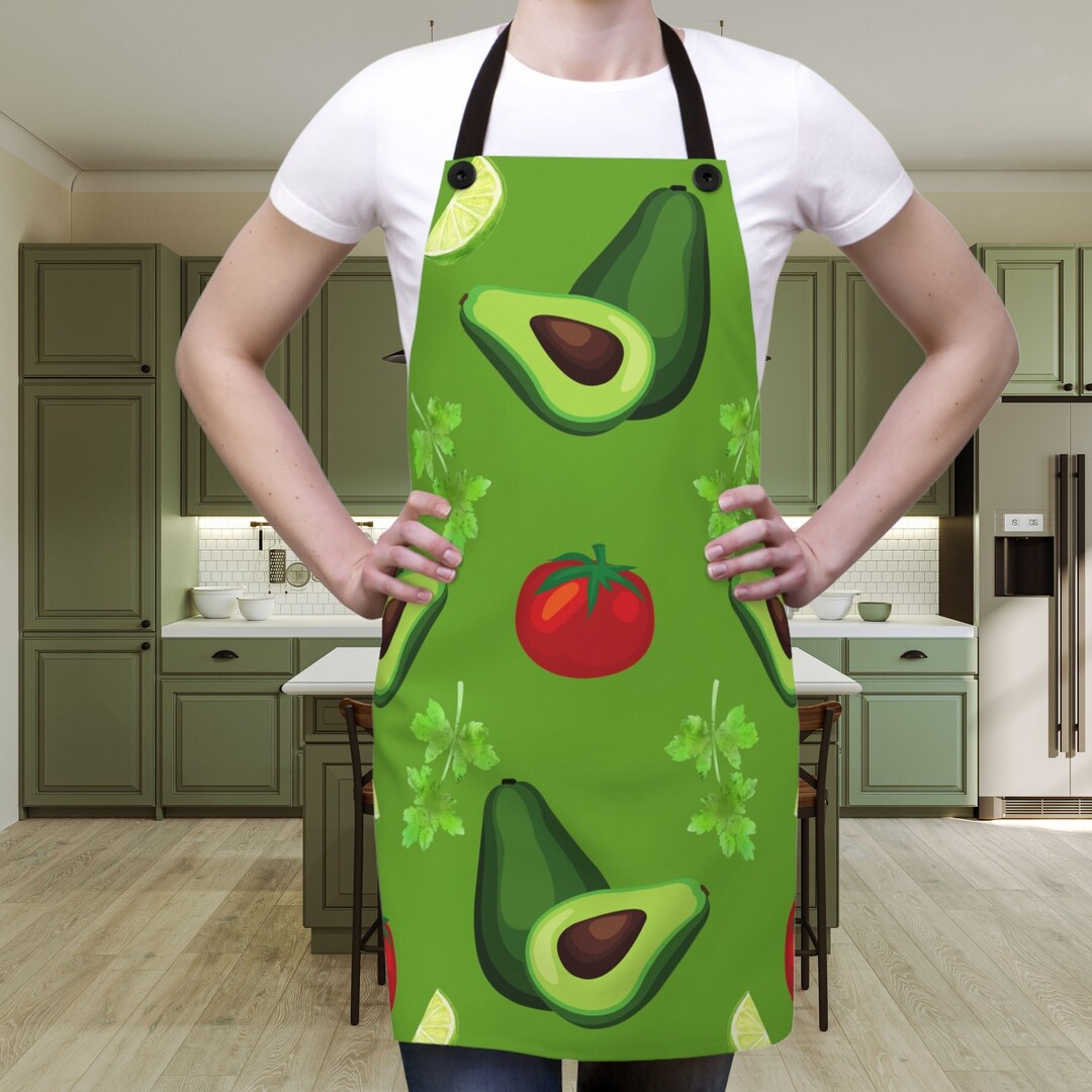 Avocado Cilantro Lime Tomato Salsa Apron, Cinco De Mayo Party Favor ...