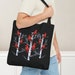 Cardinal Bird Tote Bag, Unisex Birdwatcher Gift Idea, Red Cardinal Bird ...