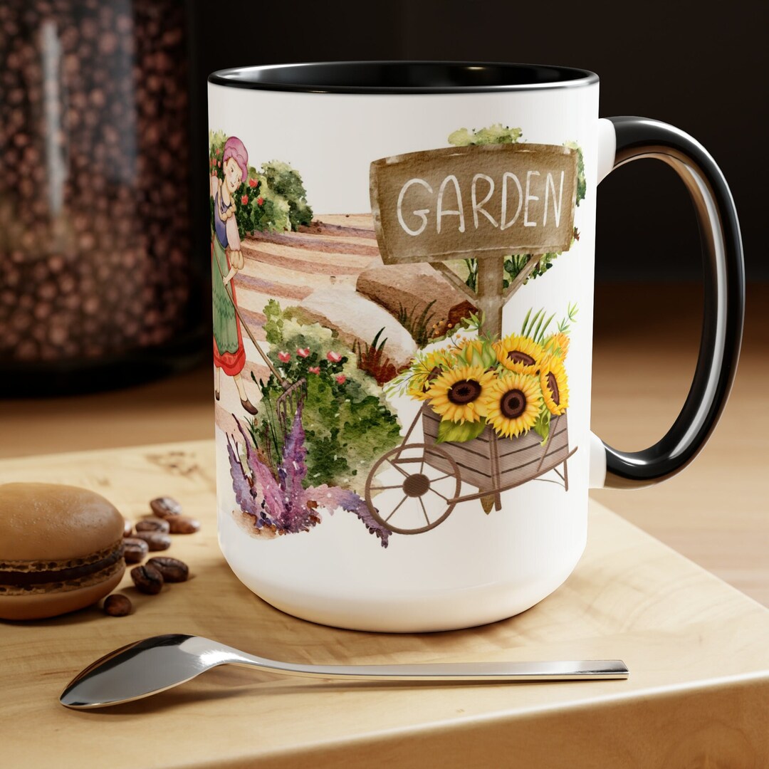 Homestead Mug, Large Gardener Coffee Cup, Farm Table Dinnerware ...
