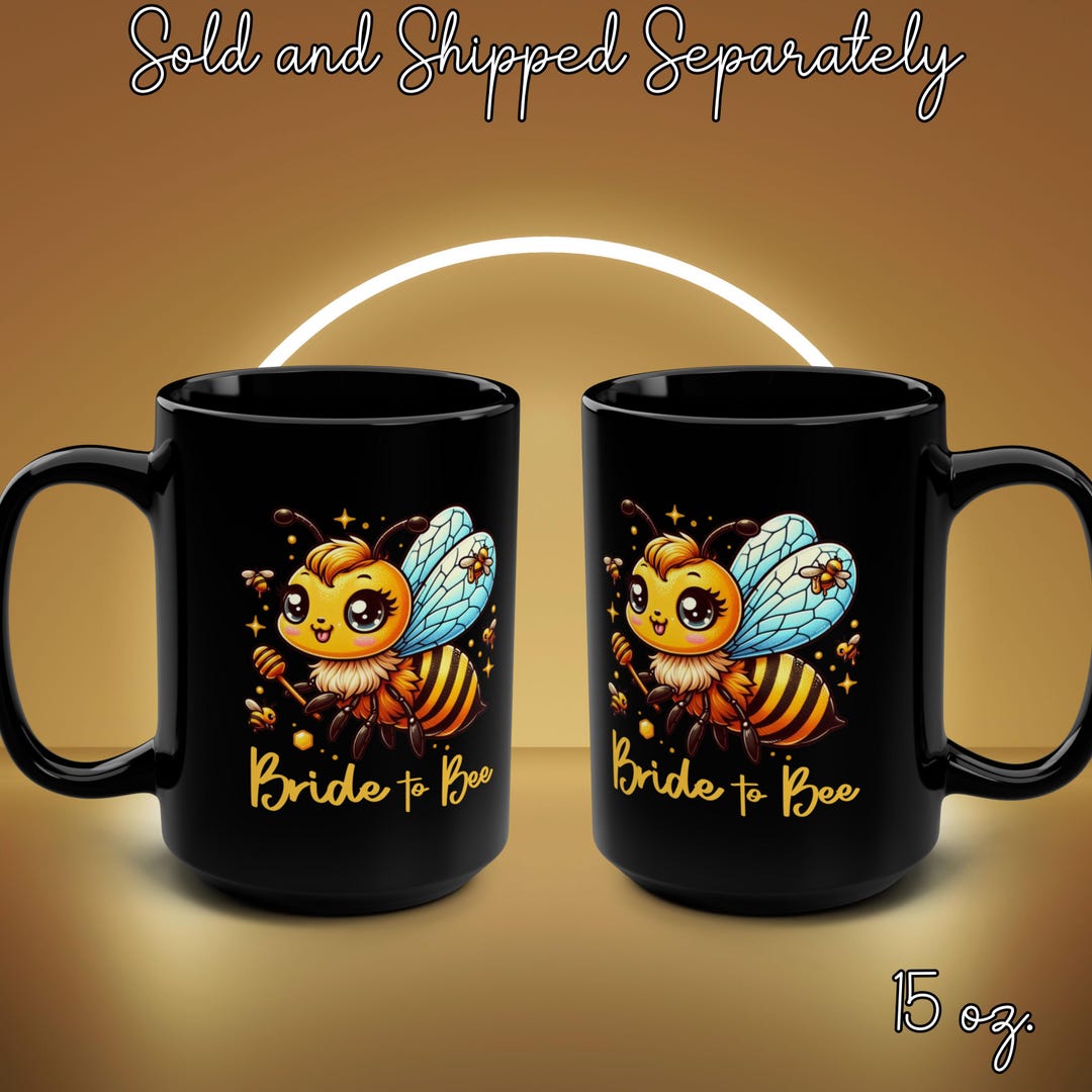 Bride to Bee Gift Set, Cute Anime Bee Pun Matching Mug Tote Bag and ...