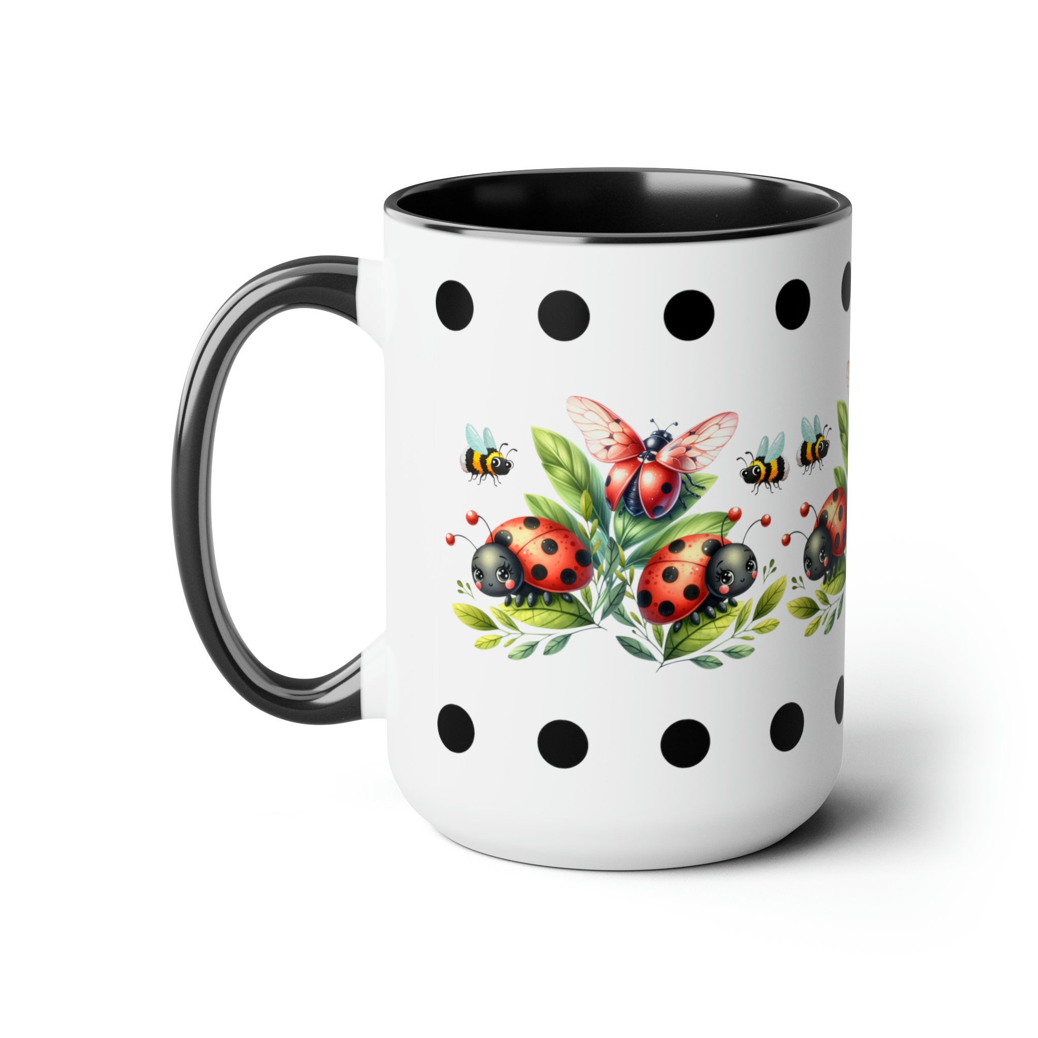 Ladybug Gardener Mug, Garden Lover Gift Idea, Honeybee Pollinator ...