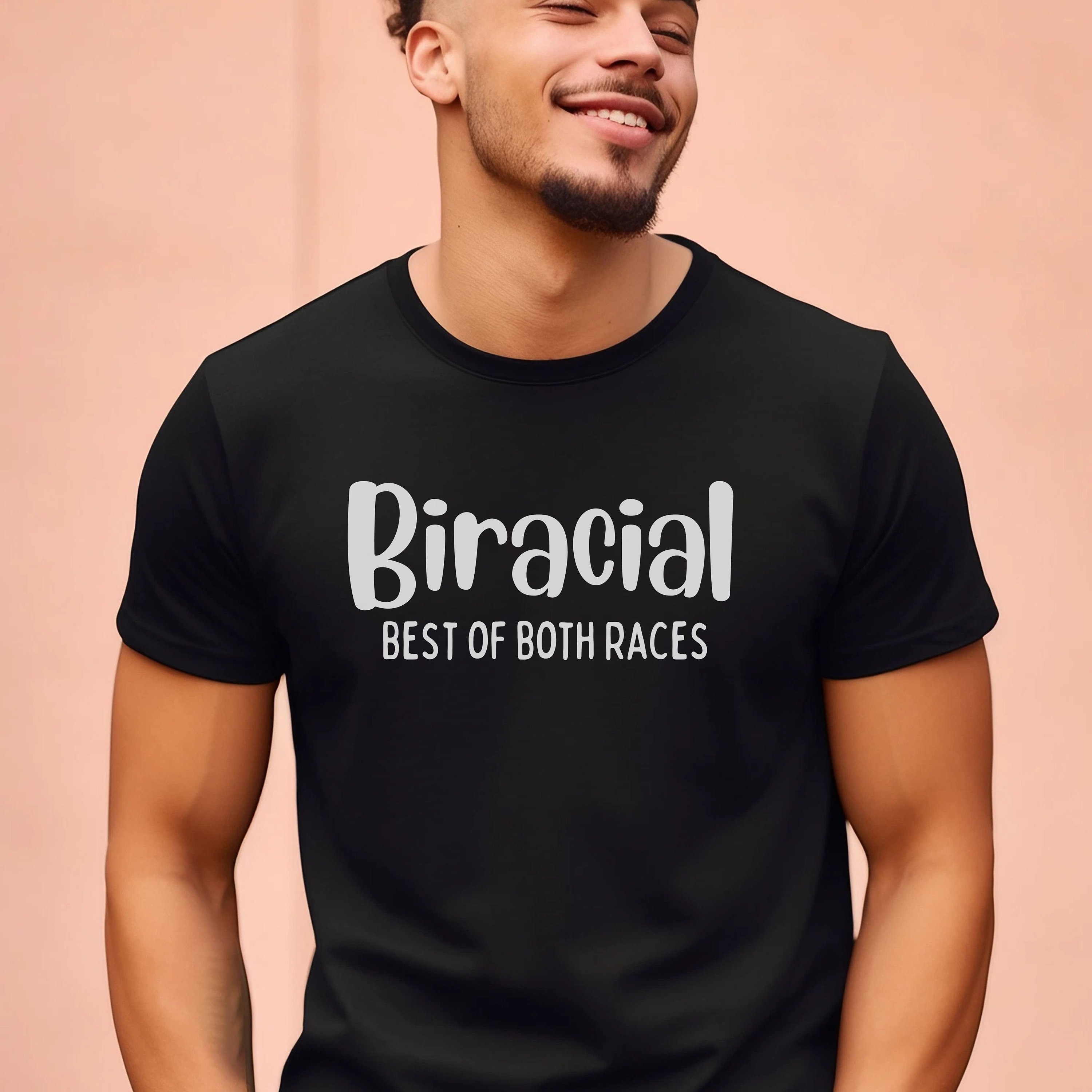 Biracial, Best of Both Worlds Unisex T-shirt Biracial Clothing Shirt ...