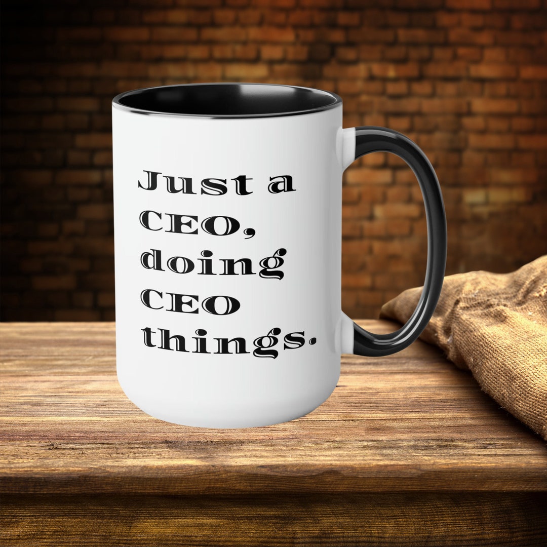 CEO Mug, Cute Boss Gift Idea, Funny Boss Gift, Boss Humor Coffee Mug ...