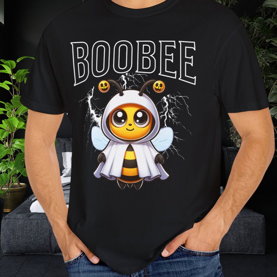 Funny Halloween T-shirt, Cute BOOBEE Unisex Cartoon Graphic Tee Shirt ...