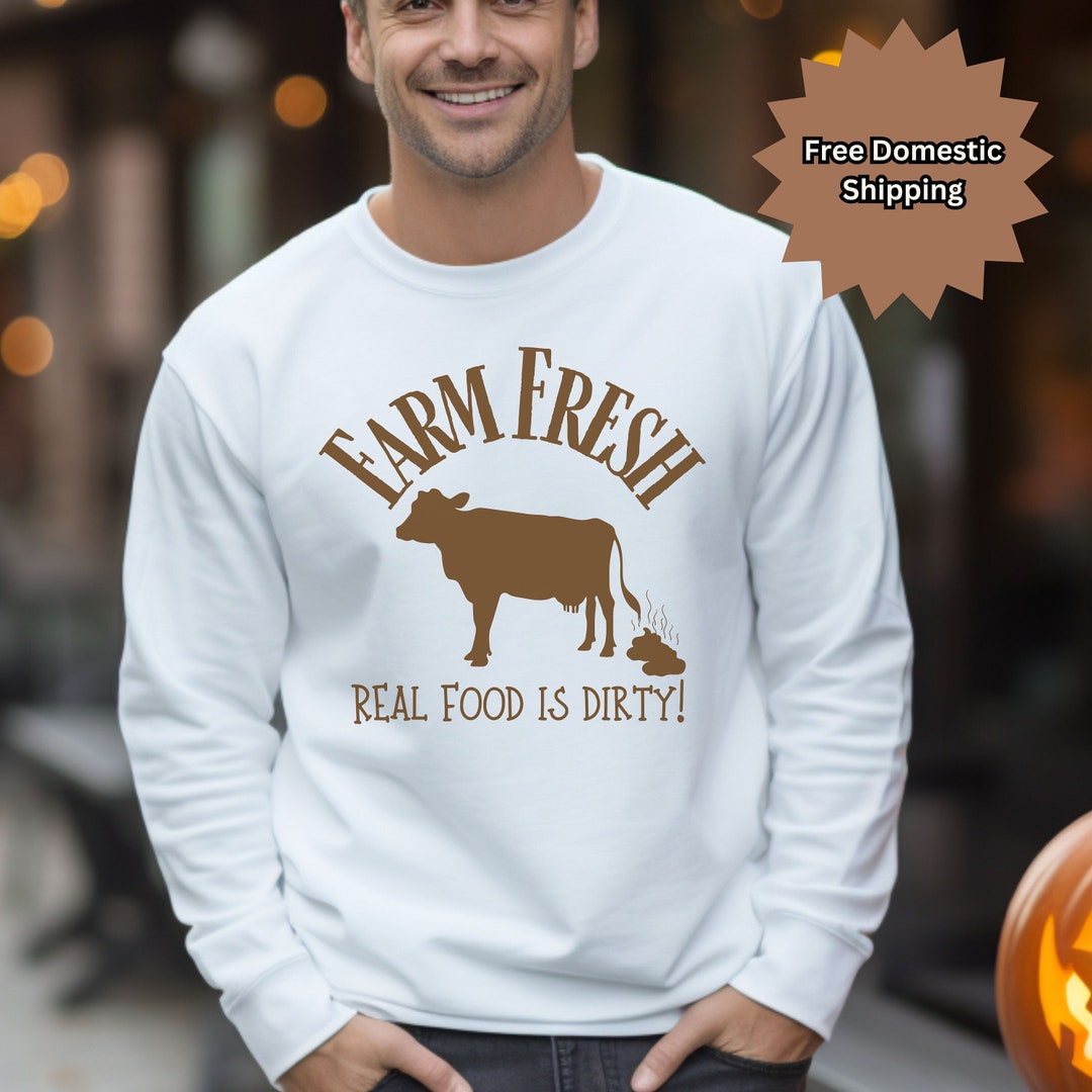 Funny Farm Pun Sweatshirt, Unisex Plus Size Top, Cute Farmer Gift Shirt ...