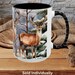 Buck Deer Mug, Hunter Winter Snow Wildlife Gift, Forest Animal Mountain ...