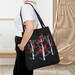 Cardinal Bird Tote Bag, Unisex Birdwatcher Gift Idea, Red Cardinal Bird ...