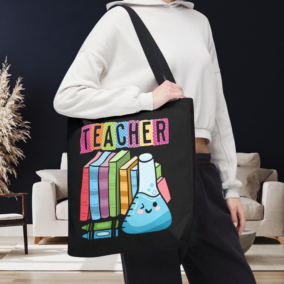 Teacher Tote Bag, Classroom Supply Bookbag, Schoolteacher Back to ...