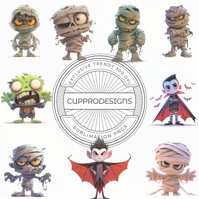 Halloween Clipart Bundle, High Resolution 3D Halloween Clip Art, Spooky ...