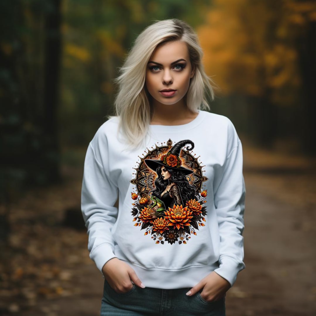 Witchy Manada Floral PNG Design, Neon Mandala Pattern, Witchy Girl ...