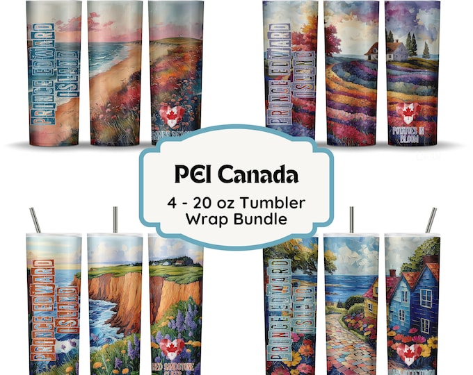 Prince Edward Island Tumbler Wrap Bundle: Scenic Canada Designs ...