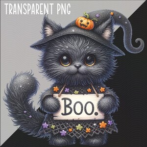 Cute Whimsical Halloween Clipart Set, 15 High Resolution Halloween ...