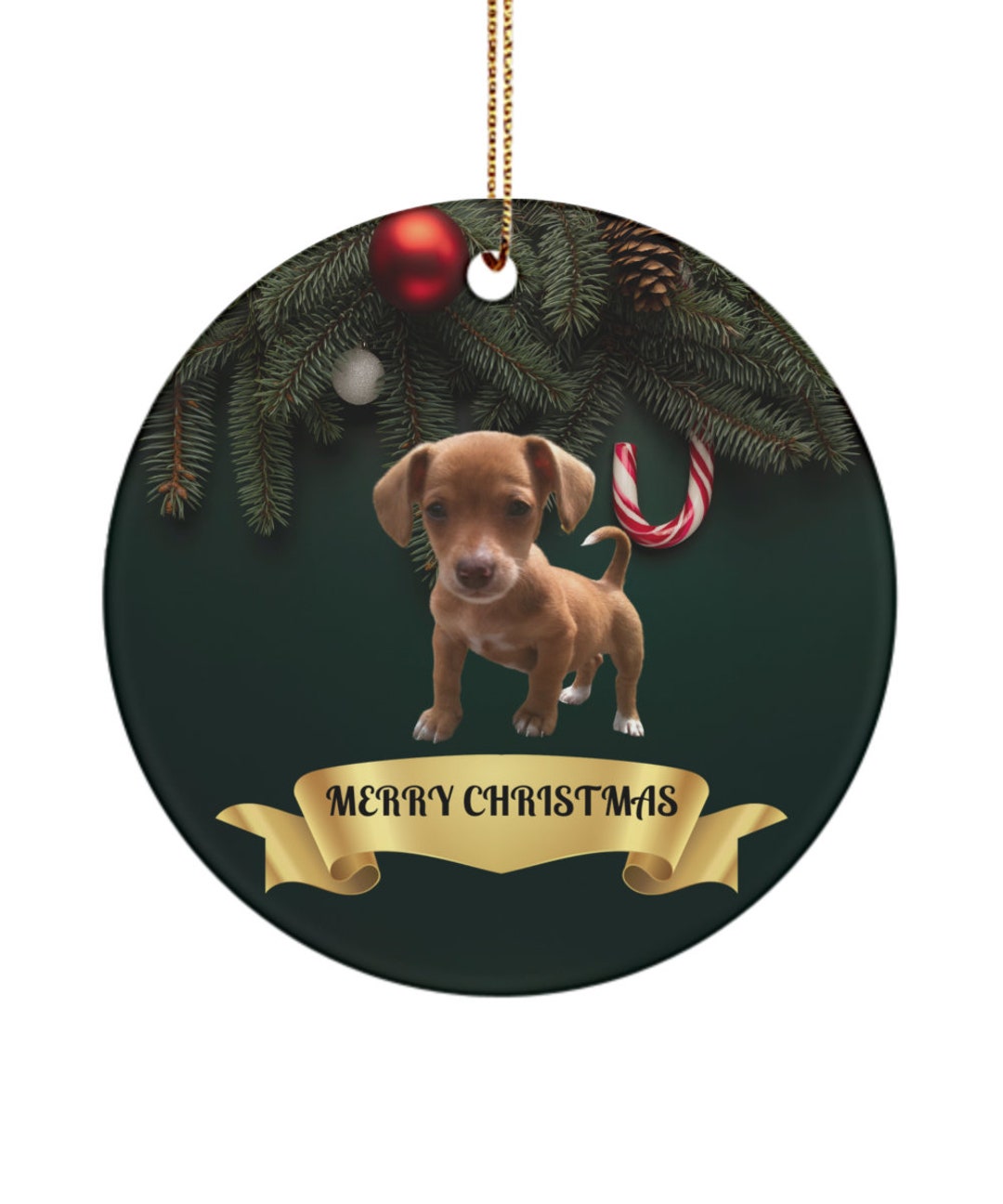 Chiweenie, Chiweenie Ornament, Chiweenie Gifts, Grandparent Ornament ...