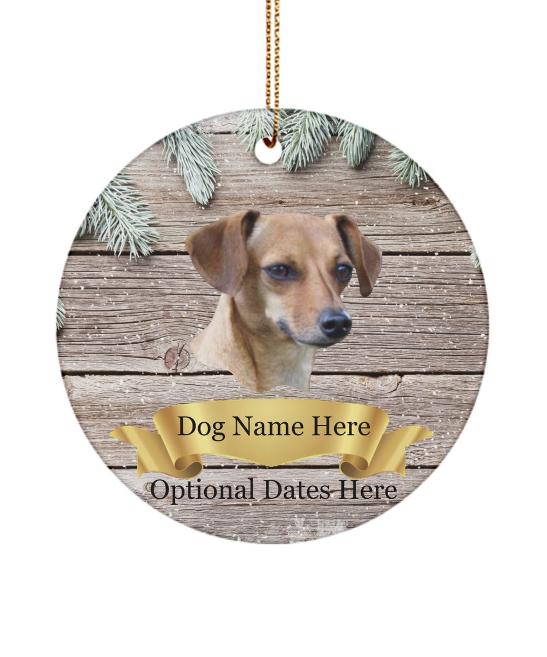Chiweenie Christmas Ornament, Chiweenie Ornament, Chiweenie Gift ...
