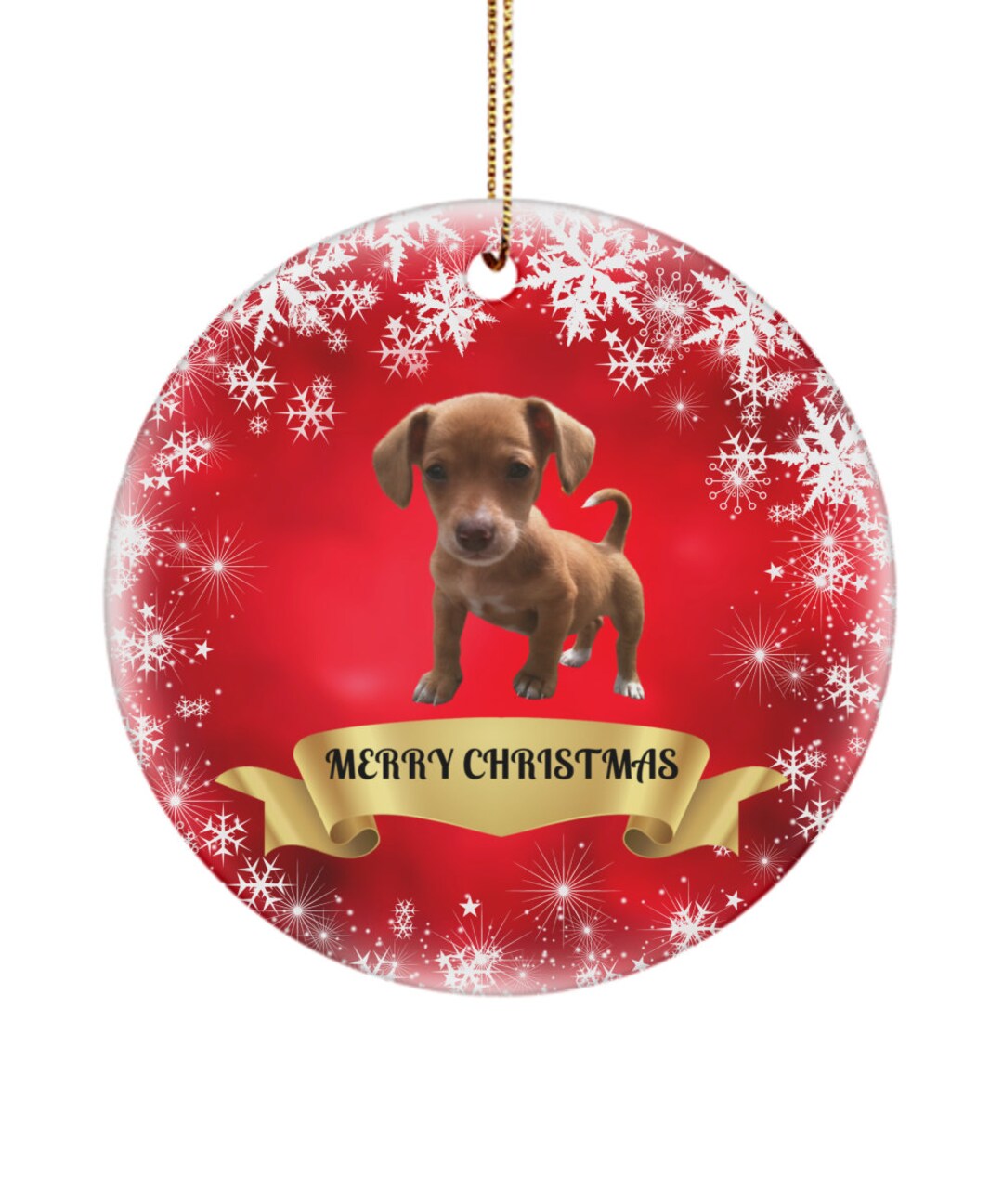 Chiweenie, Chiweenie Ornament, Chiweenie Gifts, Grandparent Ornament ...